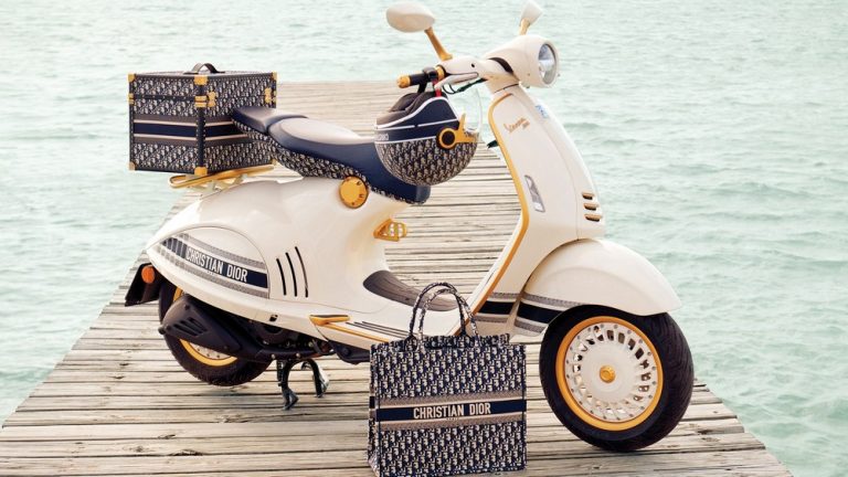 Luxury Design: Dior & Vespa Join Forces to Create Marvelous Motorcycle